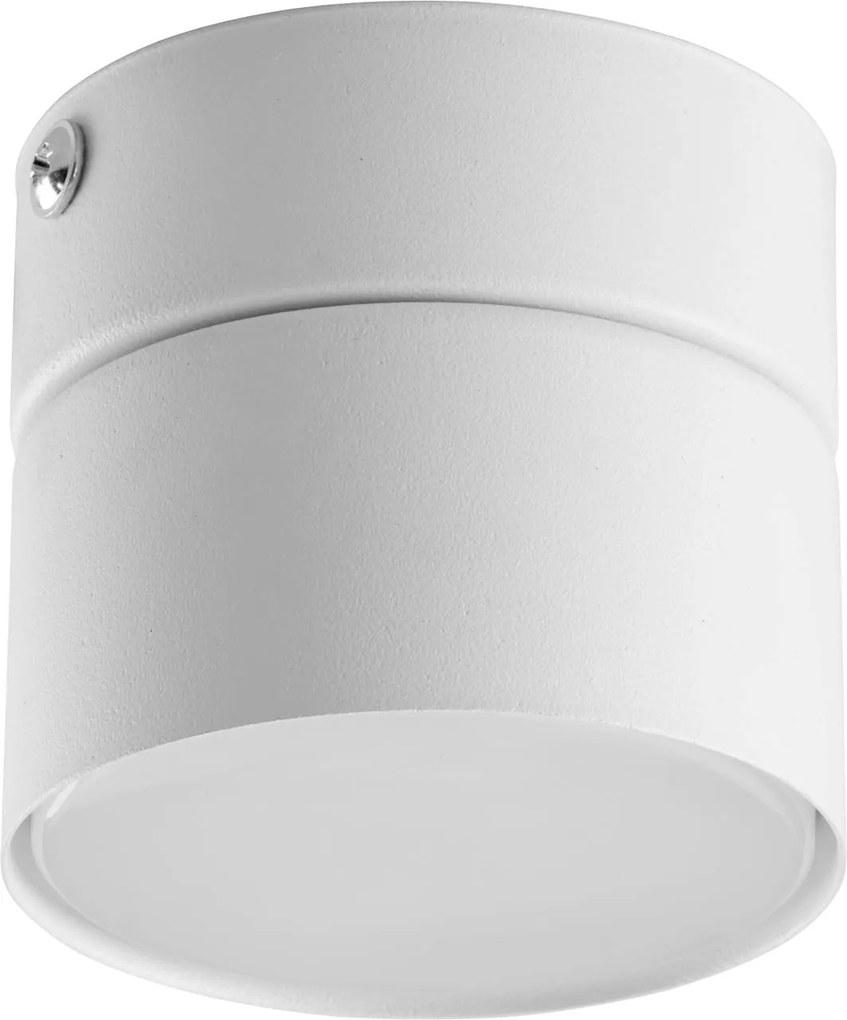 Moderní LED stropní přisazené osvětlení SPACE WHITE, 1xGX53, bílé Tlg ENZO