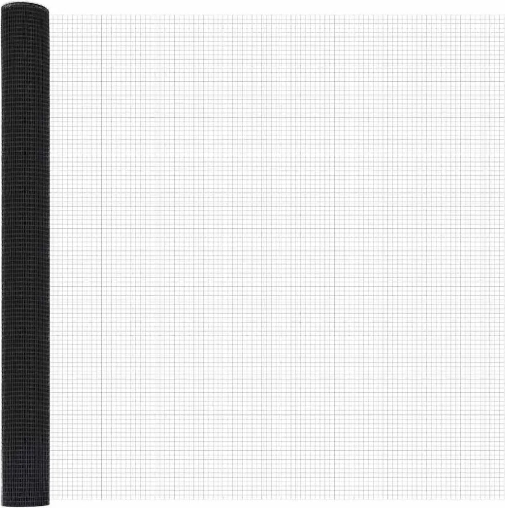 Svařované drátěné ploty s hroty 25 x 1,6 m Ocel potažená PVC 3352215