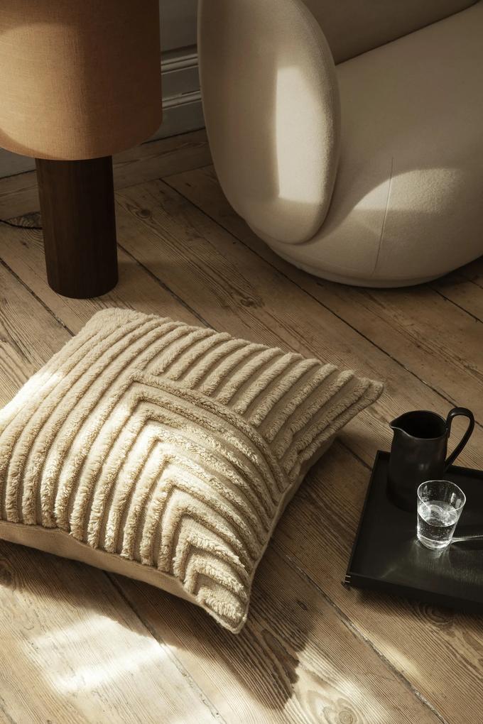 Dekorativní polštář Crease Wool vlněný 40 x 60 cm