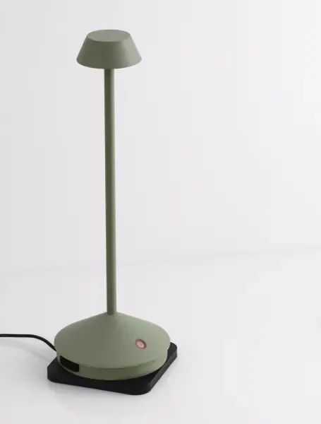 Venkovní stolní lampa Lumo zelená