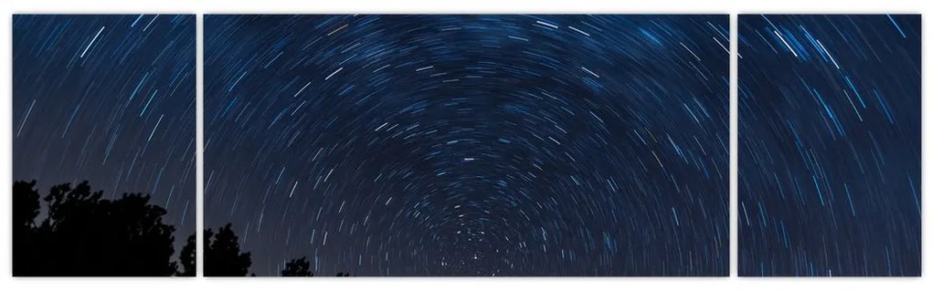 Obraz noční oblohy (170x50 cm)
