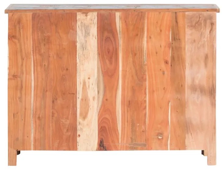 furniture-nabytek.cz - Masivní komoda Westhill z recyklovaného dřeva, lakovaná, vícebarevná – 122×42×90 cm