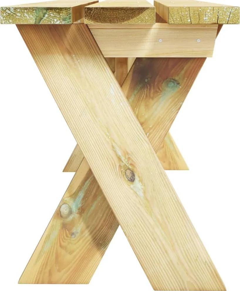 vidaXL Zahradní lavice 110 cm impregnované borové dřevo [318421]
