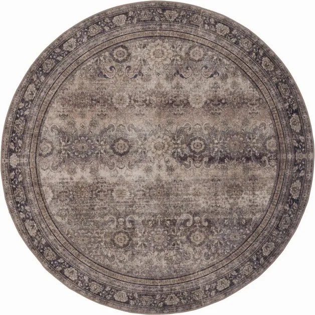 Koberec INKA Oriental hnědý kruh