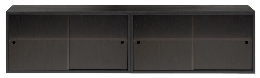 NORTHERN Skříňka Hifive Glass Storage, Black Oak, 150 cm / nástěnné