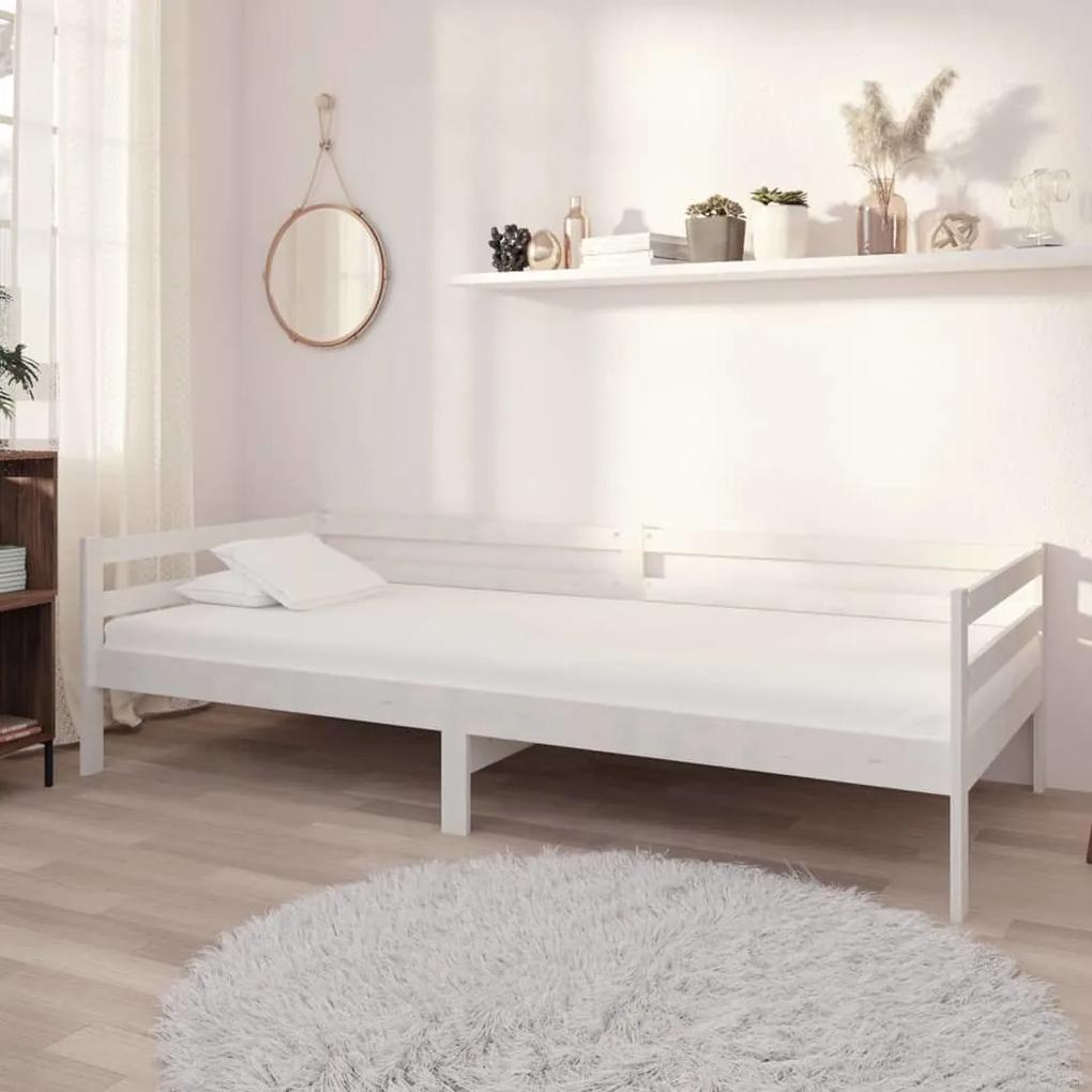 vidaXL Denní postel s matrací 90 x 200 cm masivní borové dřevo [3083558] Barva: Šedá