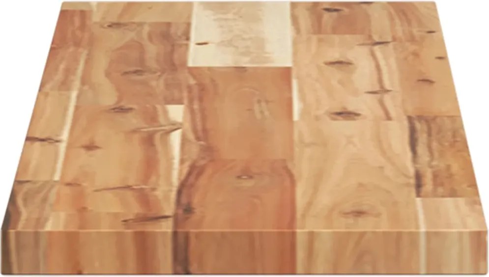 Plovoucí police 4 ks 100 x 20 x 2 cm olejované akáciové dřevo 3279510