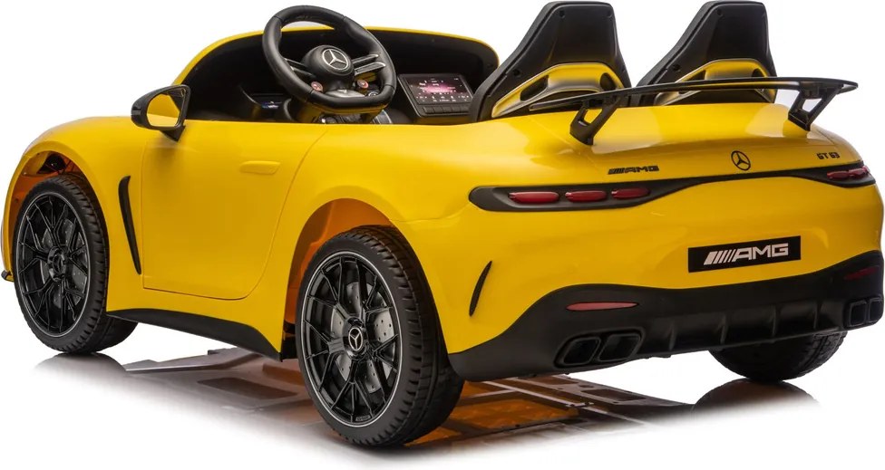 LEAN CARS Elektrické autíčko Mercedes GT63 AMG DK-GT63 24V LCD žluté