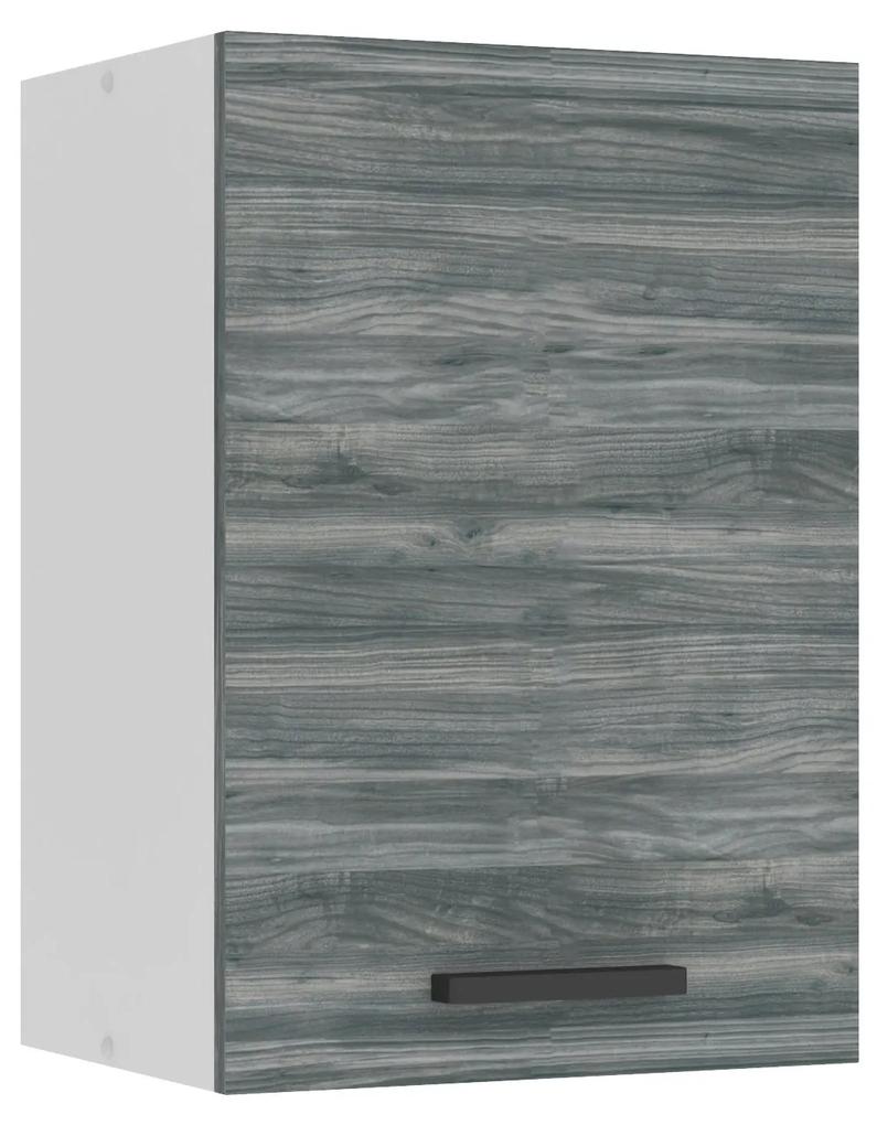 Kuchyňská skříňka Belini Premium Full Version horní 40 cm šedý antracit Glamour Wood