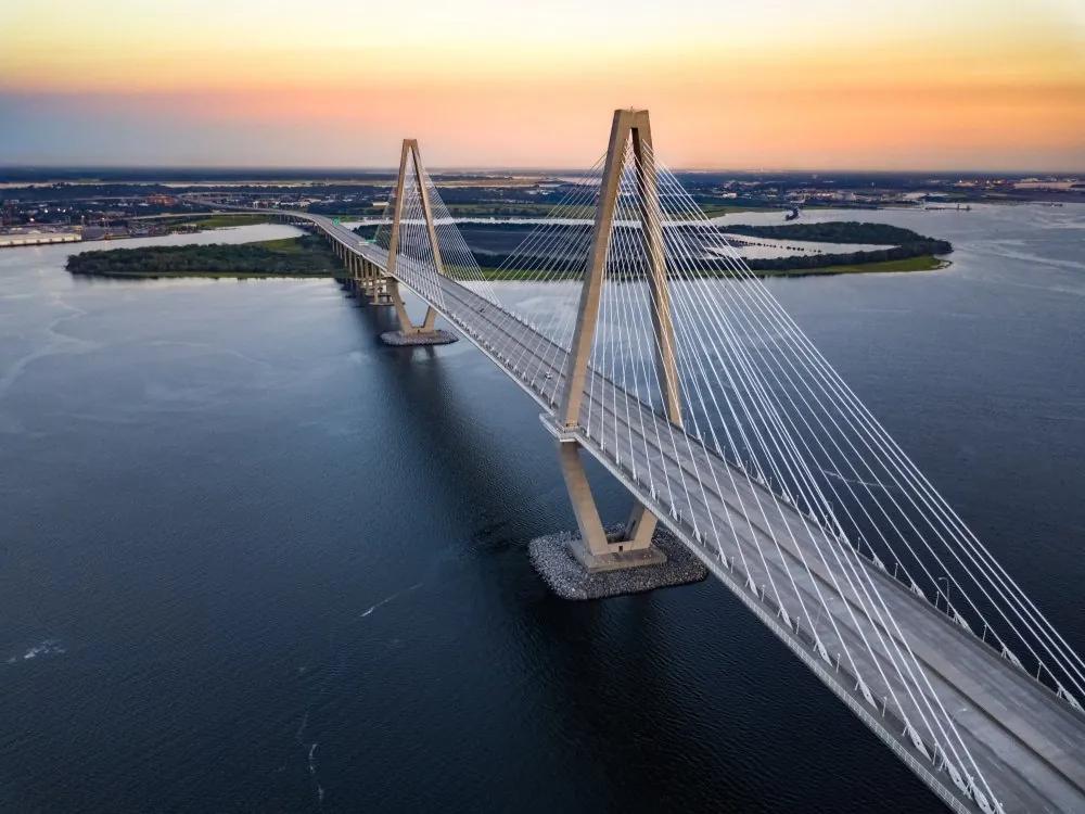 Fototapeta Charleston Bridge Omyvatelný vlies 135x90