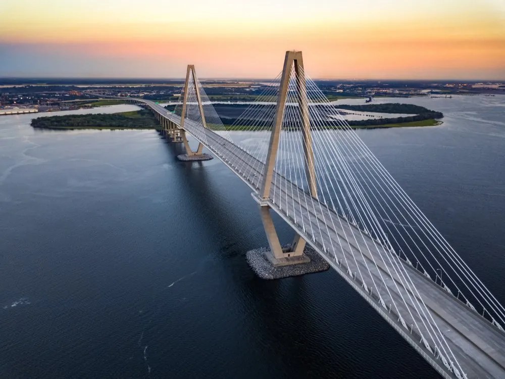 Fototapeta Charleston Bridge Strukturální vinyl 104x70.5