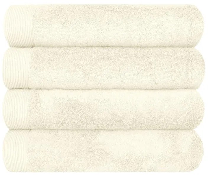 SCANquilt modalový ručník MODAL SOFT smetanová malý ručník 30 x 50 cm