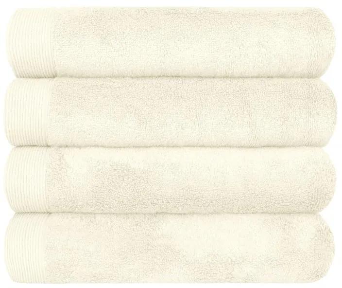 SCANquilt modalový ručník MODAL SOFT smetanová ručník 50 x 100 cm