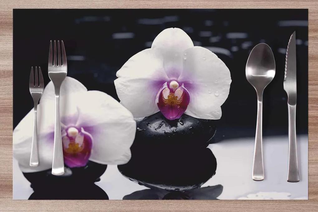 IMPAR Prostírání Bílá orchidej 42x28 cm
