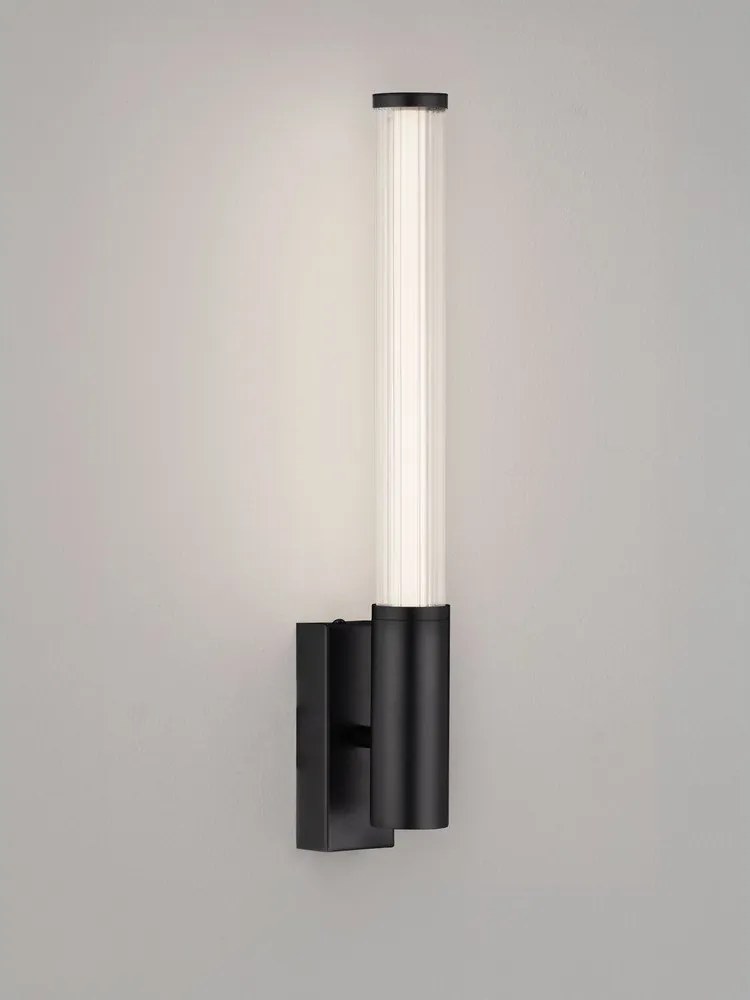 Matně černé kovové LED nástěnné svítidlo Nold – Nova Luce