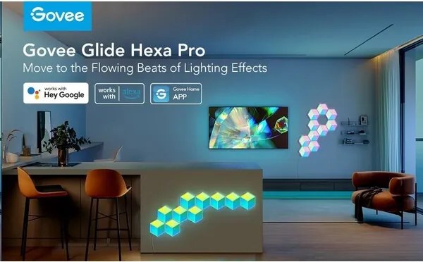 Govee Glide Hexa Pro LED Smart 10ks H6066302