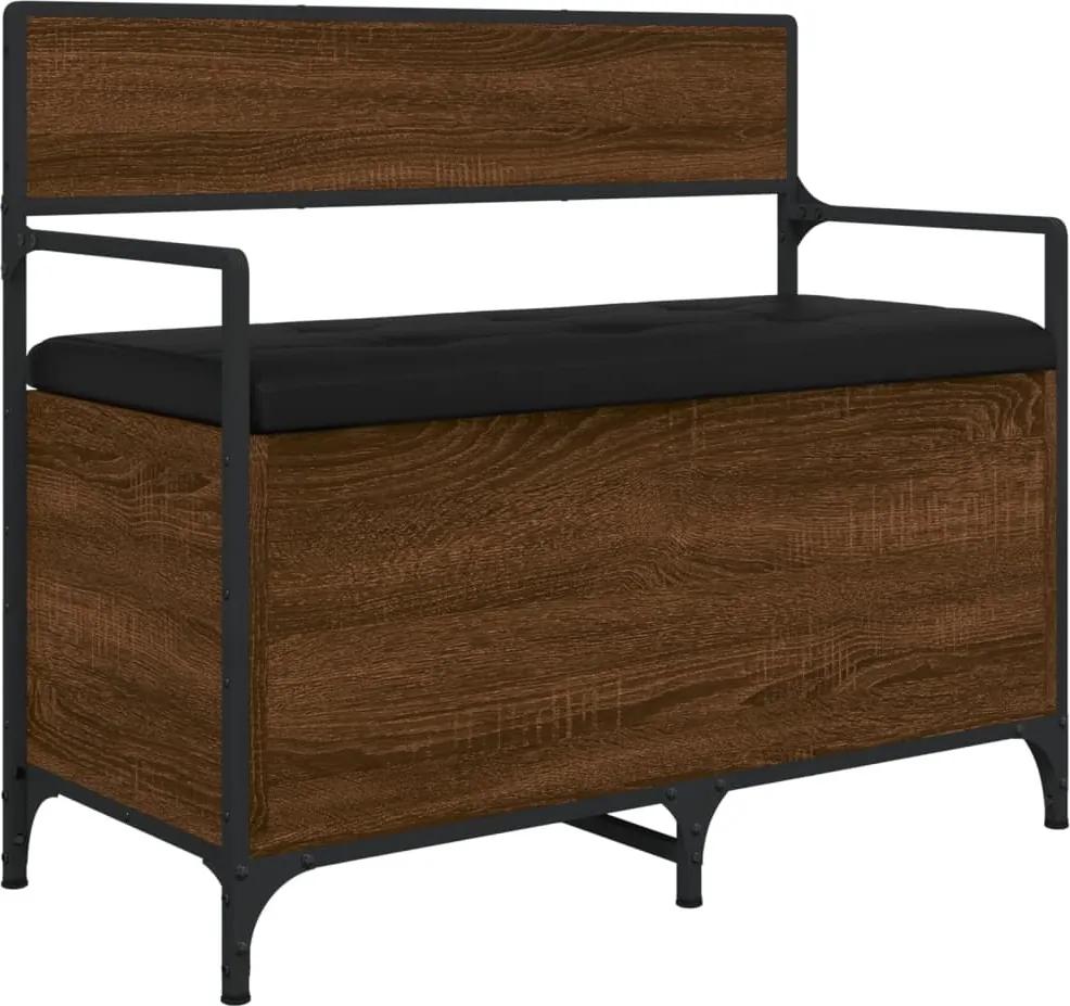 vidaXL Úložná lavice 85,5 x 42 x 73,5 cm kompozitní dřevo [835238] Barva: dub sonoma