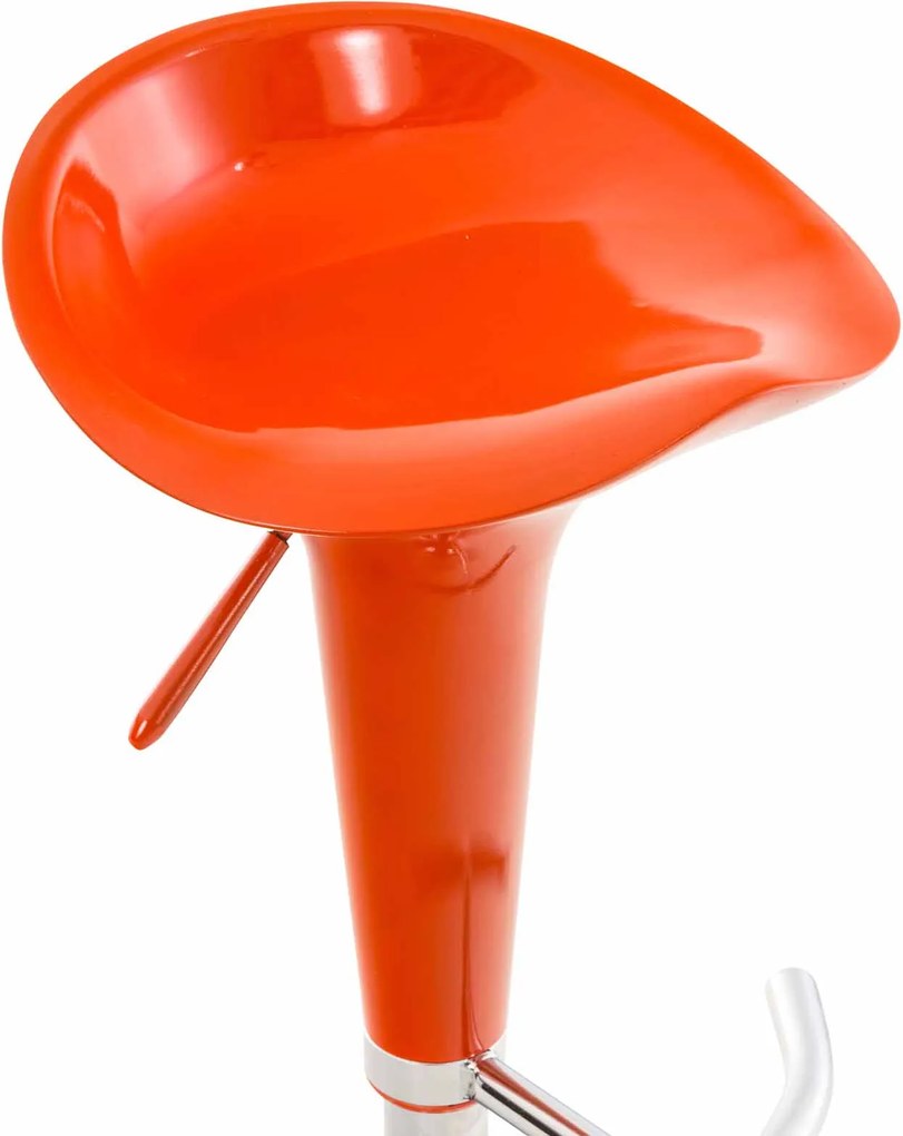Sada 2 barových židlí Saddle – oranžová