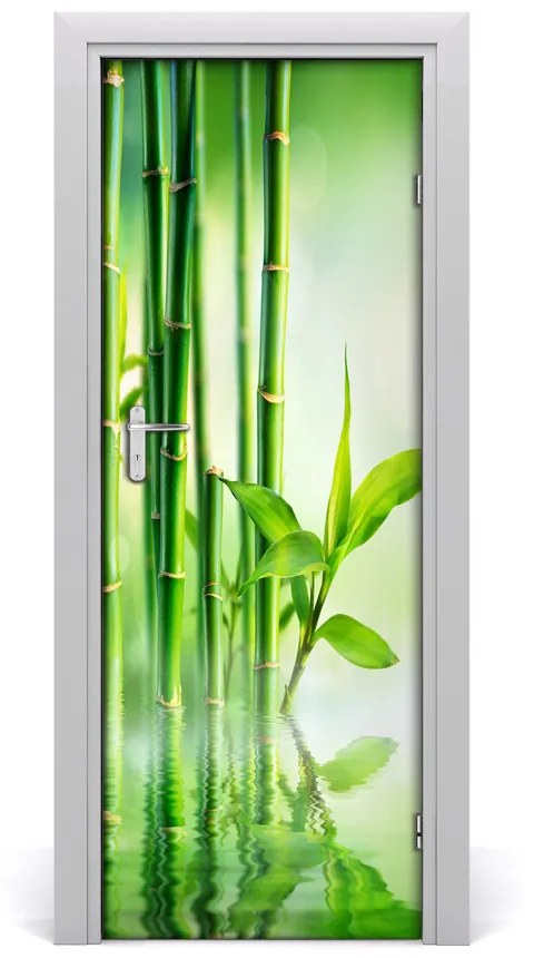 Fototapeta na dveře Bambus ve vodě 95x205 cm