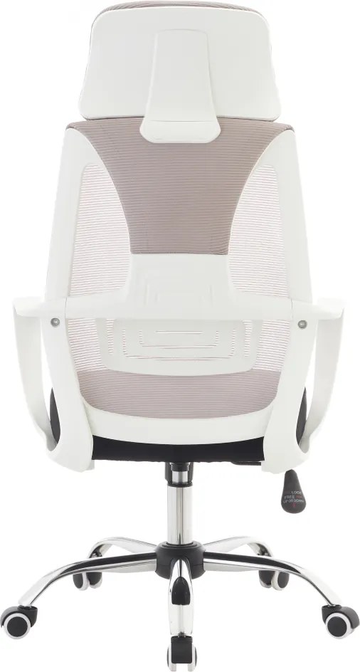 Ergonomická kancelářská židle PULSE - šedá síťovina / černá látka