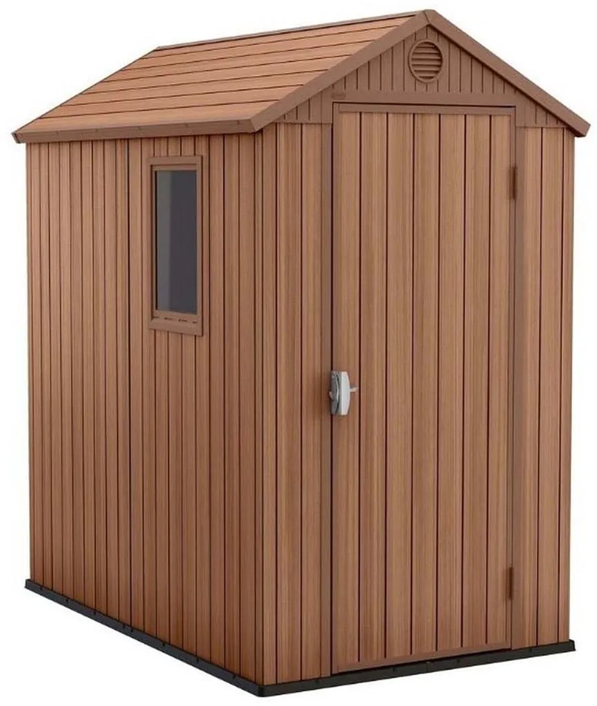 KETER DARWIN 4 x 6 zahradní domek, 125,8 x 184,5 x 205 cm, hnědý 17209417