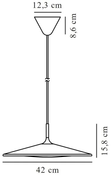 Nordlux - LED Stmívatelný lustr na lanku BALANCE LED/230V