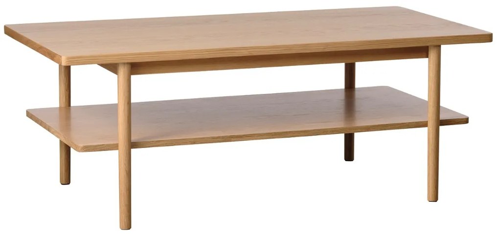 Designový konferenční stolek Zayleigh 120 cm vzor dub