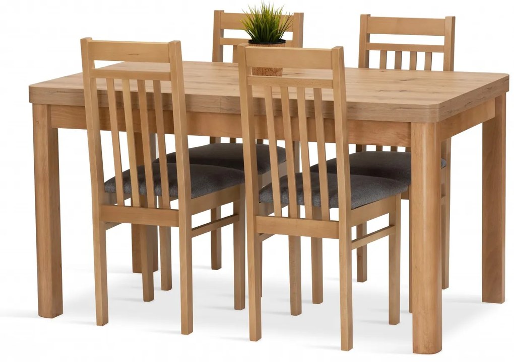 Jídelní sestava MARIA stůl + 4 židle