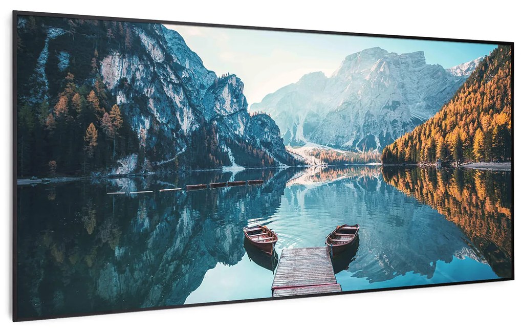 Klarstein Wonderwall Air Art Smart, infračervený ohřívač, 120 x 60 cm, 700 W, moře horizontálně