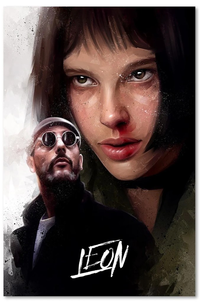 Gario Obraz na plátně Leon, Jean Reno a Natalie Portman - Dmitry Belov Rozměry: 40 x 60 cm