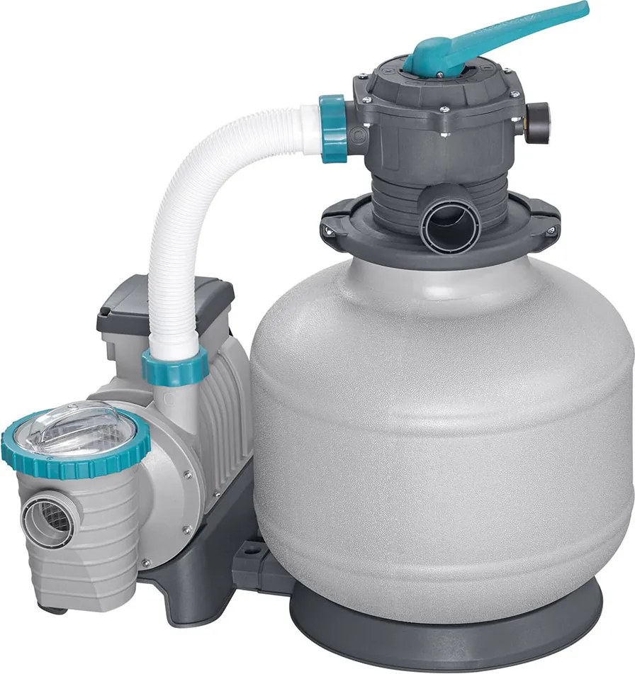Bestway 58486 bazénové pískové čerpadlo s 11355 l/h a filtračními koulemi pro účinné čištění vody