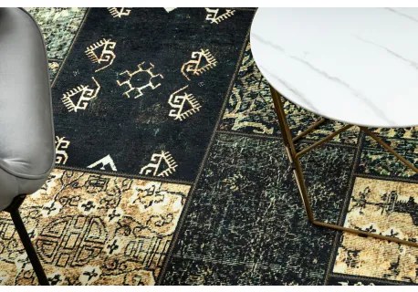 koberec ANTIKA ancient olive kulatý, moderní patchwork, řecký omy velikost kruh 160 cm | krásné koberce cz