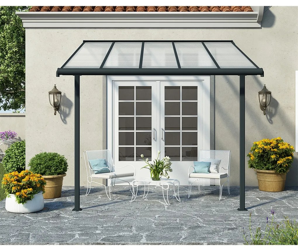 Palram Sierra 3000 antracit 3 x 3 hliníková (montovaná) pergola