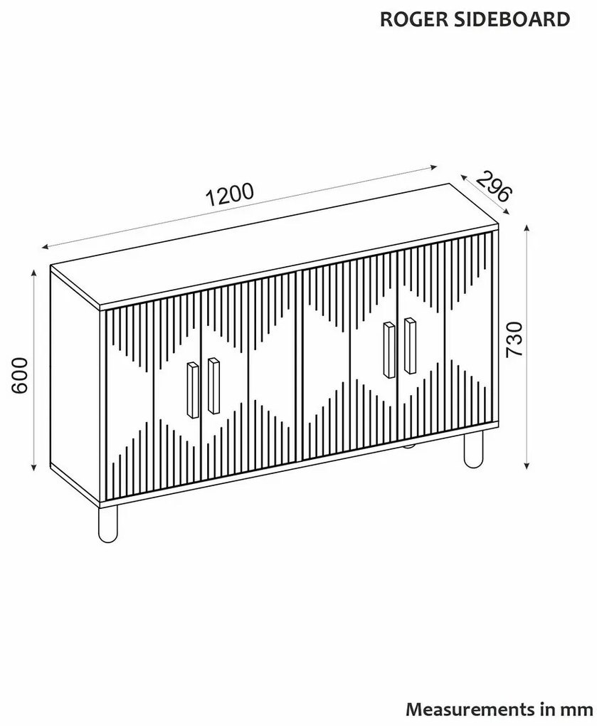 Skříňka Roger Sapphire Oak