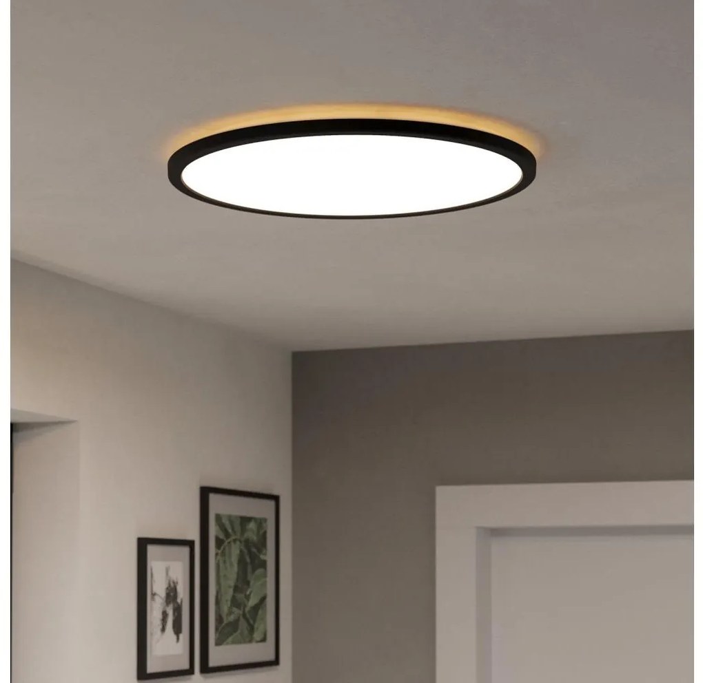 Eglo 901465-LED RGBW St. koupel. svítidlo ROVITO-Z 16,8W/230V pr.50cm IP44 černá
