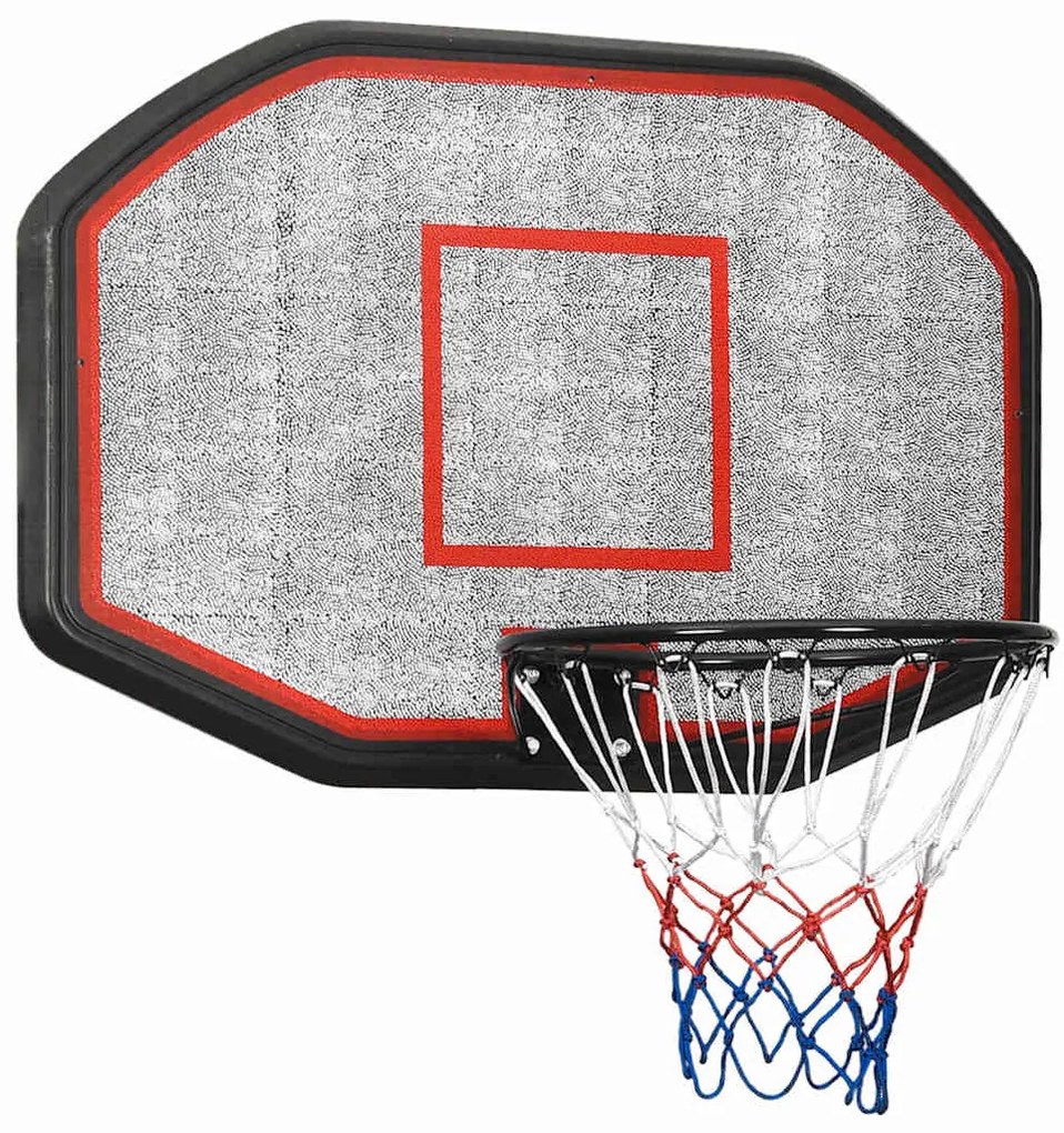 Basketbalový koš černý 109 x 71 x 3 cm polyethylen