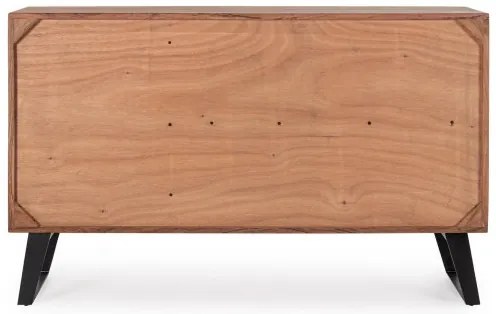 BIZZOTTO Příborník ISAR 130 cm hnědý