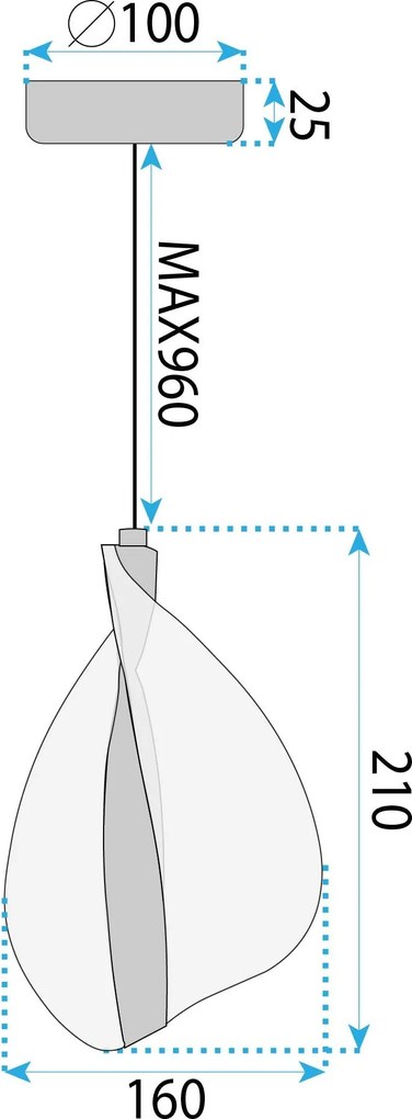 Toolight Rea, Led osvětlení G129-CP GOLD, OSW-02603