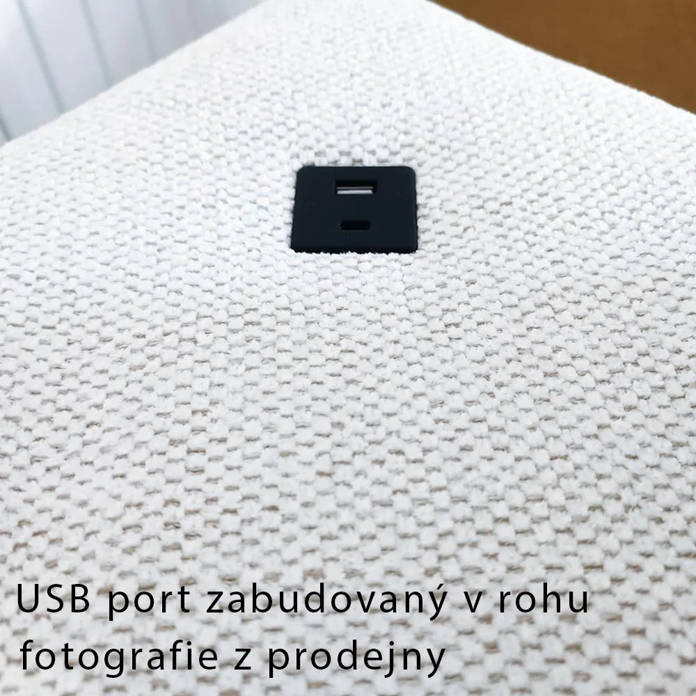 Sedací souprava POPUS | 263x199 | EXTRA KVALITA | zabudovaný USB port | VÝBĚR TKANIN