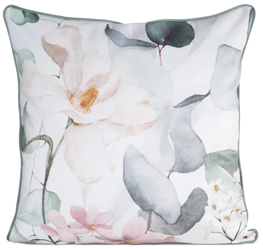 DEKORAČNÍ POVLAK NA POLŠTÁŘ PREMIUM JULIET 60X60 CM KVĚTY