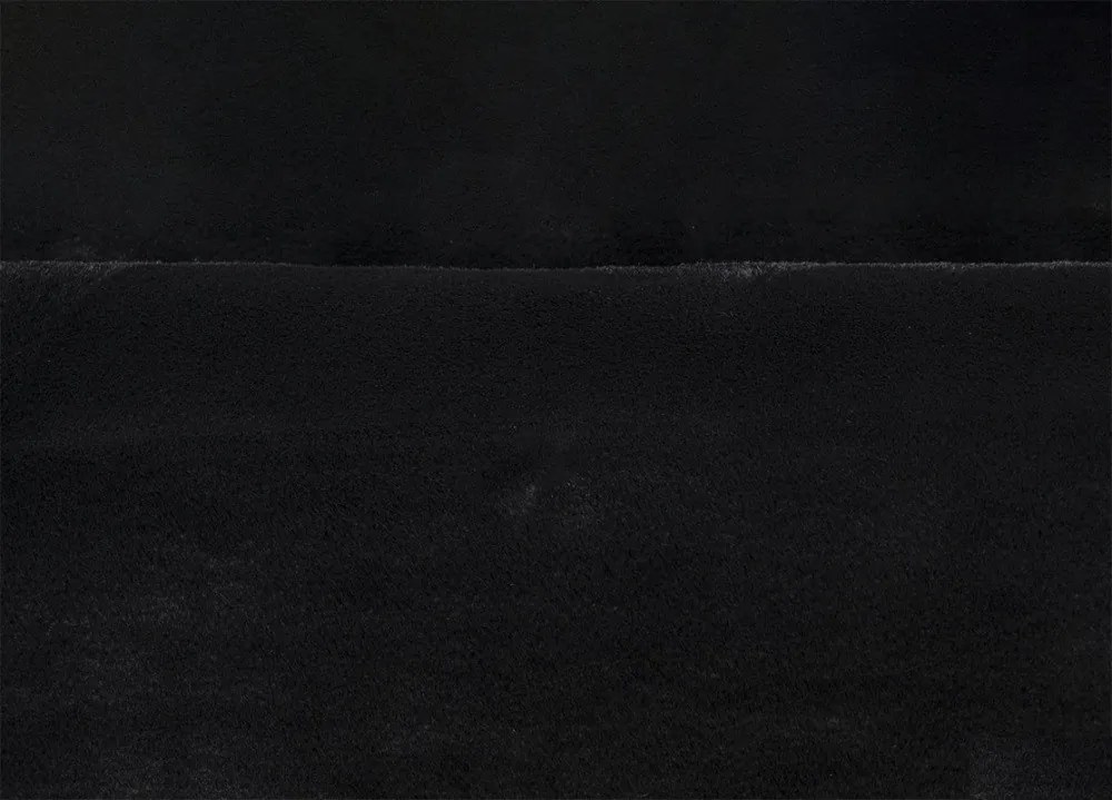 B-line, Kusový koberec COLOR UNI Black, 160x220, černá, ložnice