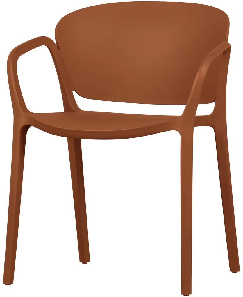 WOOOD Jídelní židle BENT oranžová