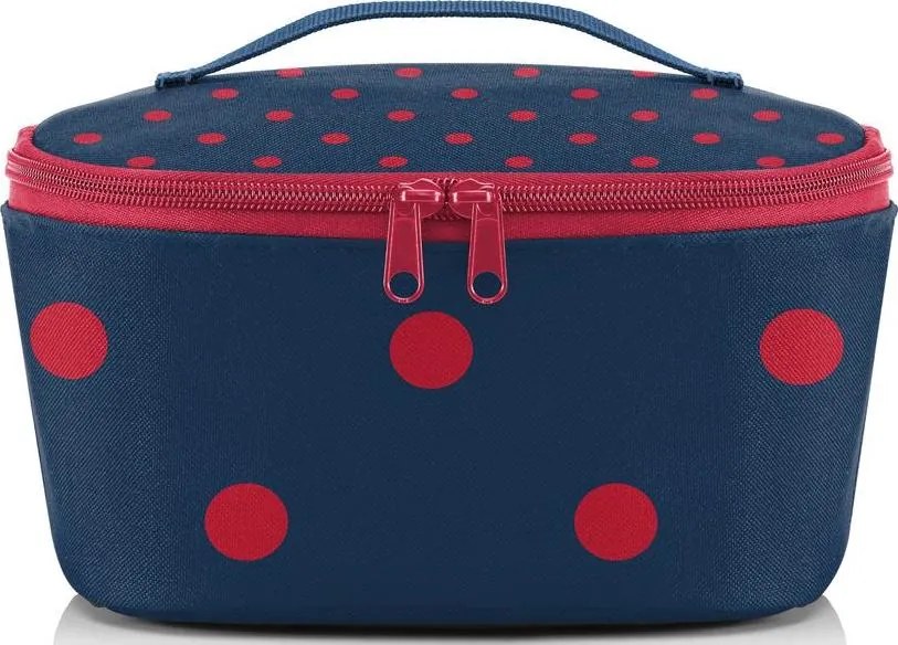 Chladící taška Coolerbag Pocket Signature S bílo-tmavě modrá