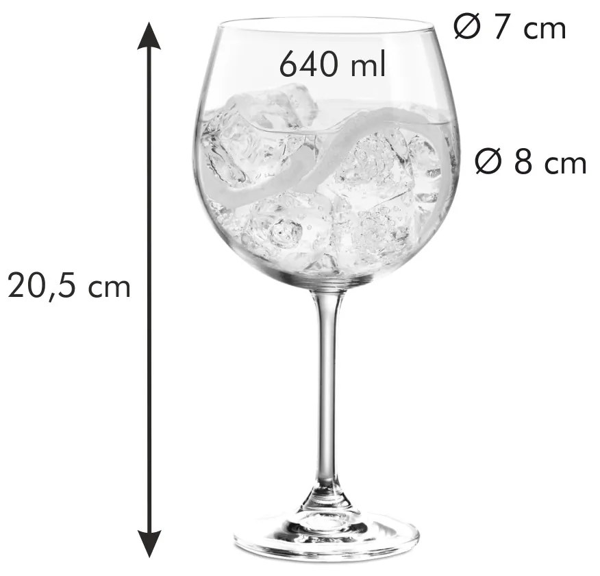 TESCOMA Sklenice na gin&tonic CHARLIE 640 ml