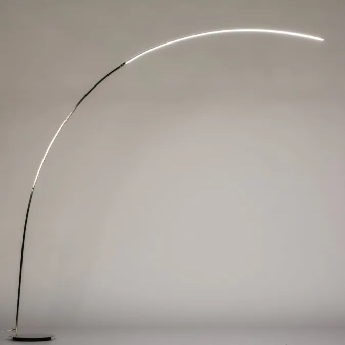 Stojací designová LED lampa se stmívačem Silver Violl