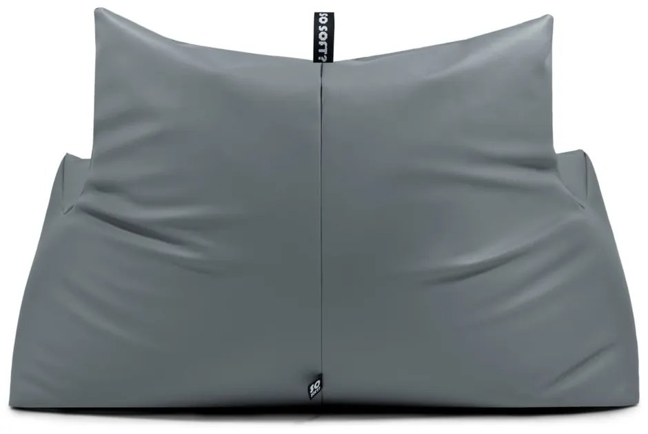 Červený sedací vak z imitace kůže Icy Sofa – So Soft?