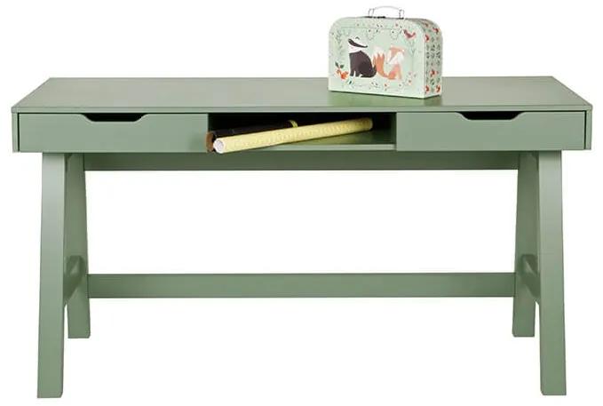 Dětský psací stůl nikki zelený MUZZA