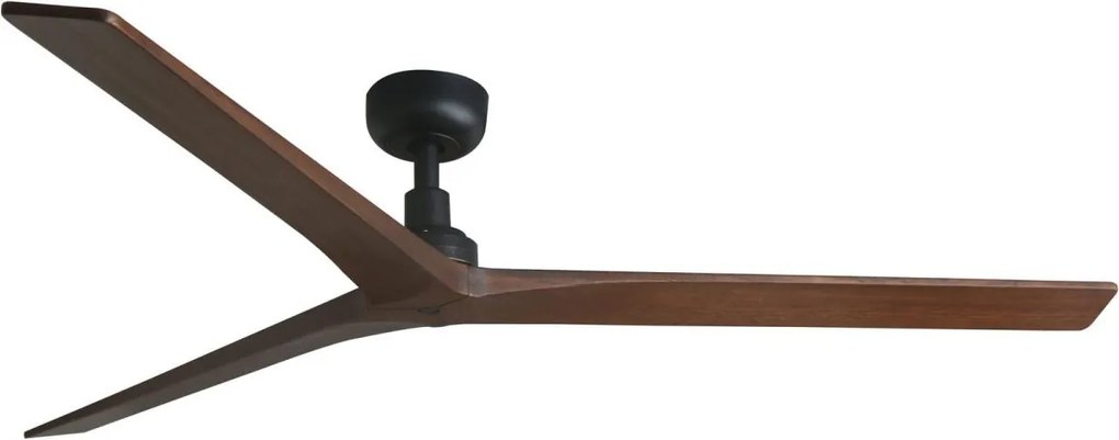 FARO 34276 KLIM L stropní ventilátor, černá/ořech - FARO