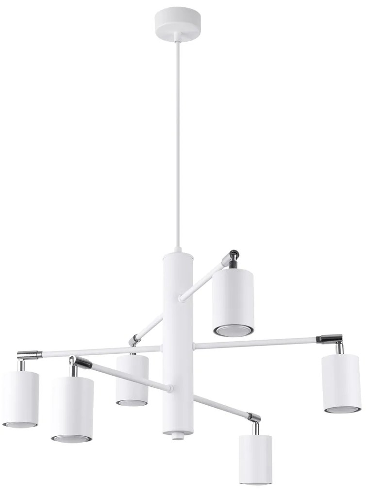 Sollux Lighting Lustr LEMMI 6 bílý
