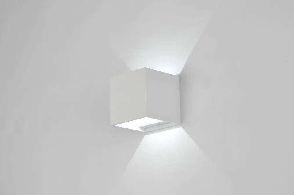 Nástěnné designové LED svítidlo Modesto One White